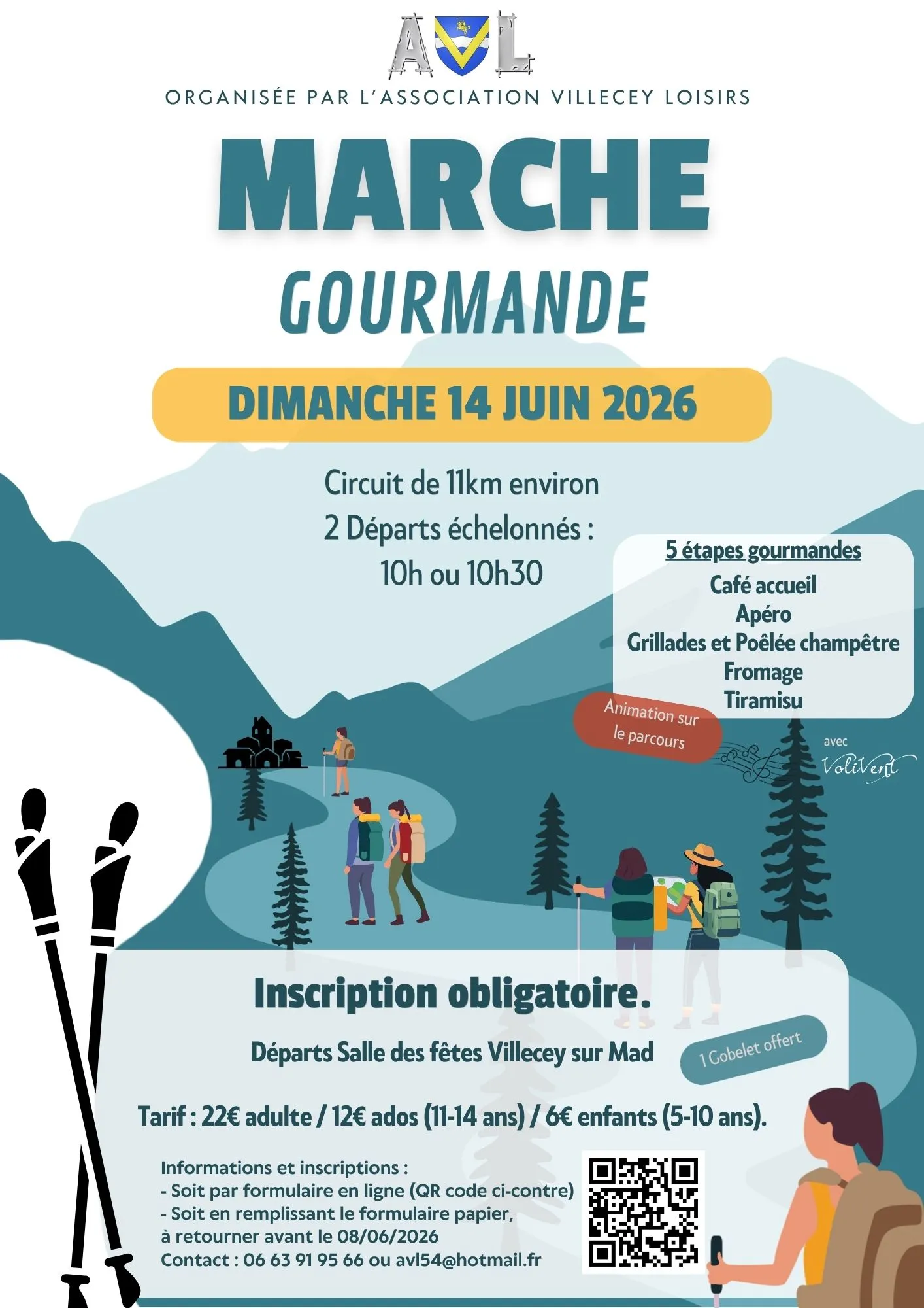 Marche gourmande Villecey-sur-Mad 2026 : gastronomie locale